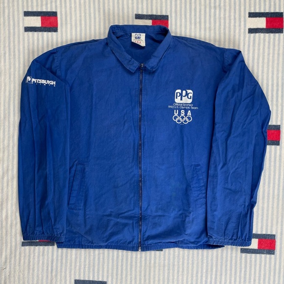 Olympics | Jackets & Coats | Vintage Ppg Usa 992 Olympic Team Workers ...